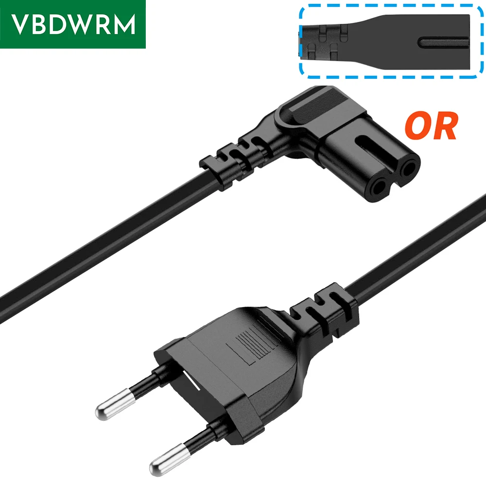 EU To IEC 320C C7 AC power cord Schuko CEE7/16 to C7 Firgure 8 Power ...