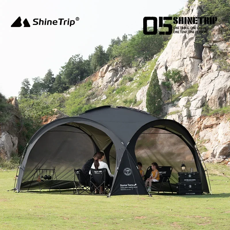 Oversized-dome-outdoor-tent-rainproof-and-windproof-folding-camping ...