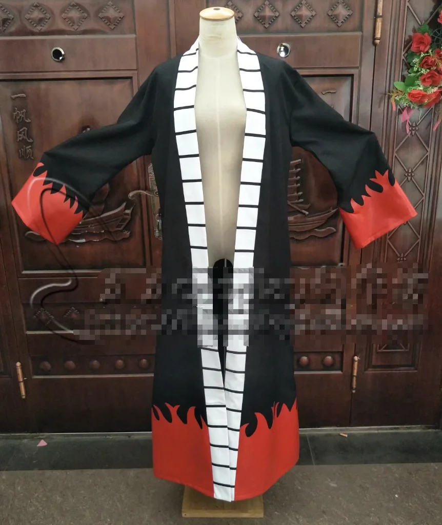 One cos Piece Portgas D Ace Clothes Belted in Summer Cloak