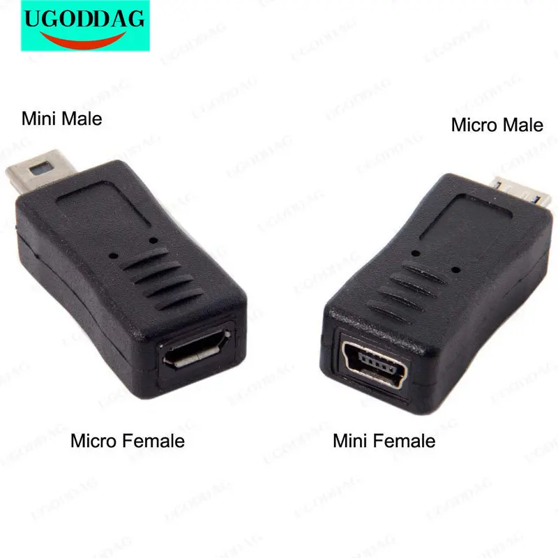 Mini-USB-to-Micro-USB-Adapter-Mini-USB-Female-to-Micro-USB-Male-Convert ...