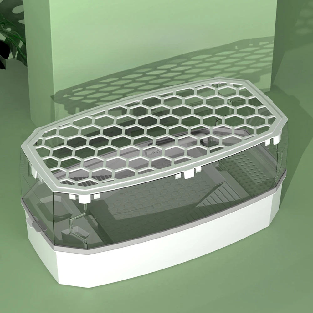 Reptile-Terrarium-Habitat-Breeding-Box-Acrylic-Turtle-Tank-Cage ...