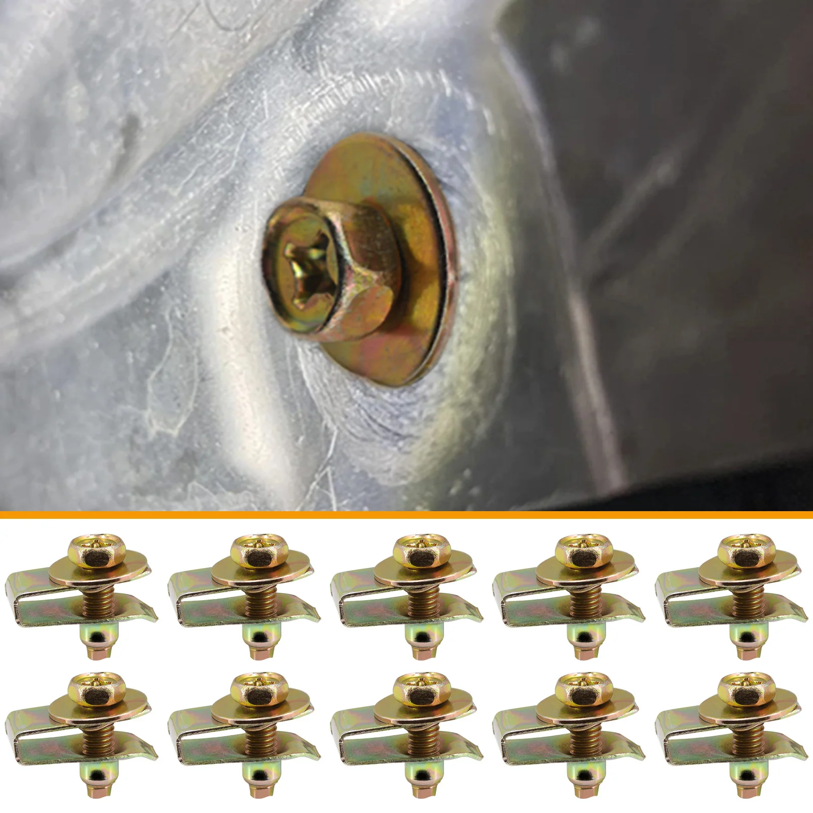 Fender-U-nut-Spring-Clip-With-Thread-M6-1-0-Screw-Extruded-Engine-Cover ...