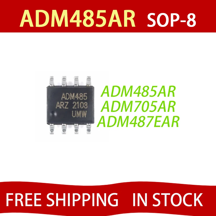 5 個 ADM485 SOP-8 ADM485AR SOP ADM485ARZ ADM705ARZ ADM705AR ADM705 ...