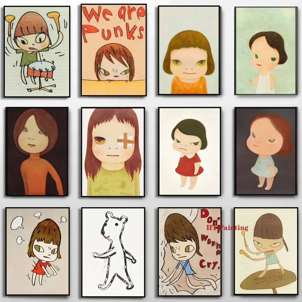 Canvas Wall Art Pictures | Yoshitomo Nara Paintings | Yoshitomo Nara ...