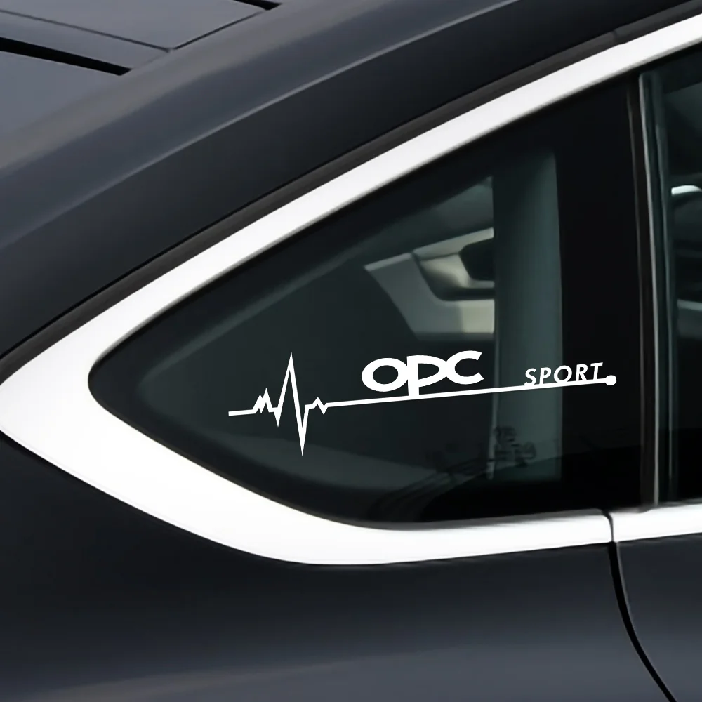 2pcs Car Side Window Stickers Decals For Opel Opc Astra Insignia Corsa ...