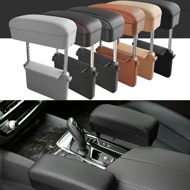 Universal Car Armrest Box Elbow Support Adjustable Car Center Console ...