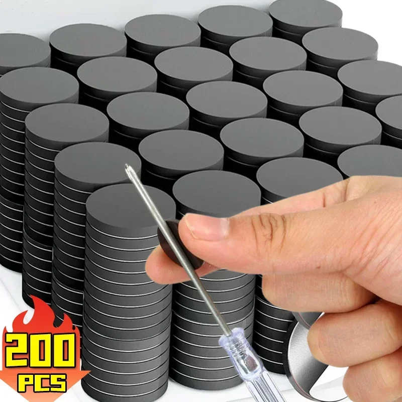 Round-Self-Adhesive-Magnetic-Dots-Flexible-Sticky-Magnet-Sheets ...
