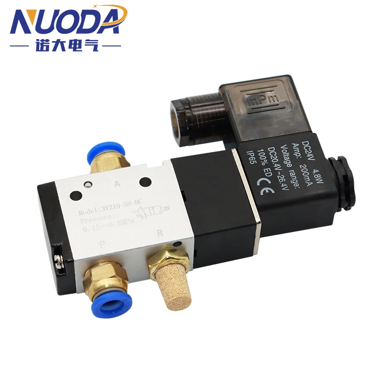 3-Way-Port-2-Position-3V210-08-Pneumatic-Air-Solenoid-Valve-Electric ...