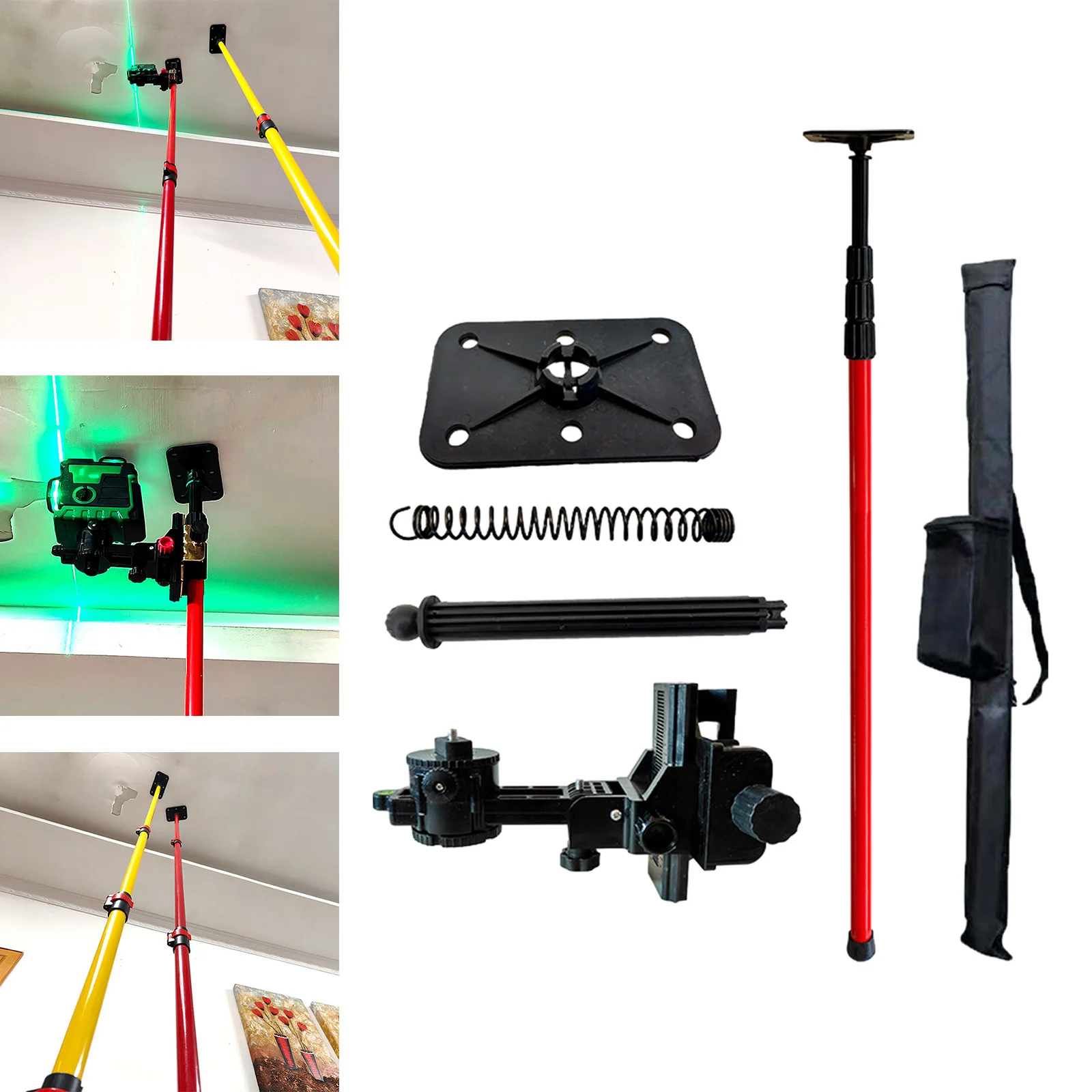 Laser-Level-Telescopic-Rod-Ceiling-Support-Artifact-Level-Lifting-Rod ...