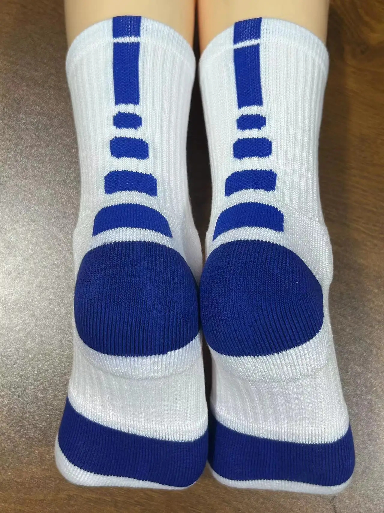 3 pairs of professional basketball game socks with thickened towel ...