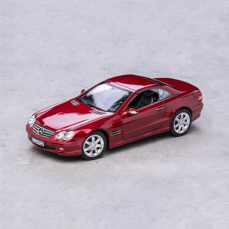 1-18-Scale-Mercedes-Benz-SL500-2003-R230-Sports-Car-Alloy-Car-Model ...