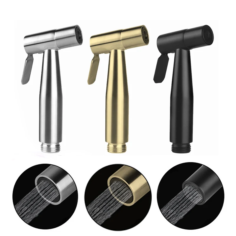 Stainless-Steel-Faucet-Sprayer-Gun-Handheld-Toilet-Faucet-Held-Hand ...