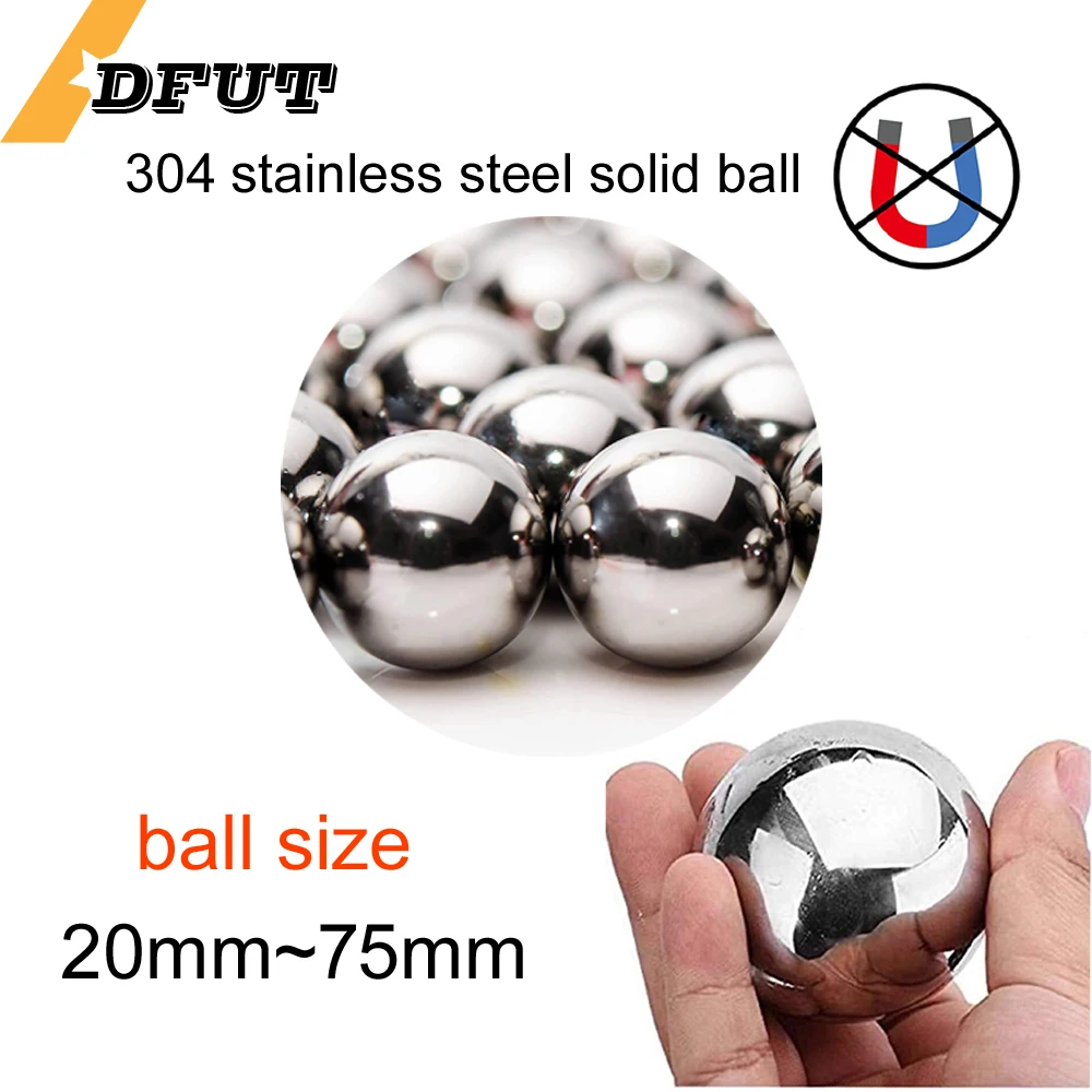 304 Stainless Steel Beads Ball High Precision Bearings 20 21 40 50~75 mm for Ball Bearings Steel ...