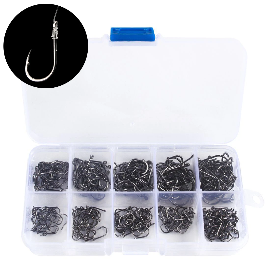 1000-600-500-400-300-200pcs-Fishing-Hook-Set-High-Carbon-Steel-Barbed ...
