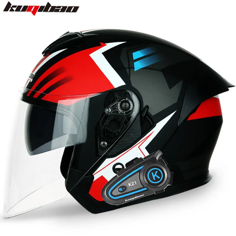 Men-s-Motorcycle-Helmet-With-Bluetooth-Headset-Dual-Lens-Anti-Glare ...
