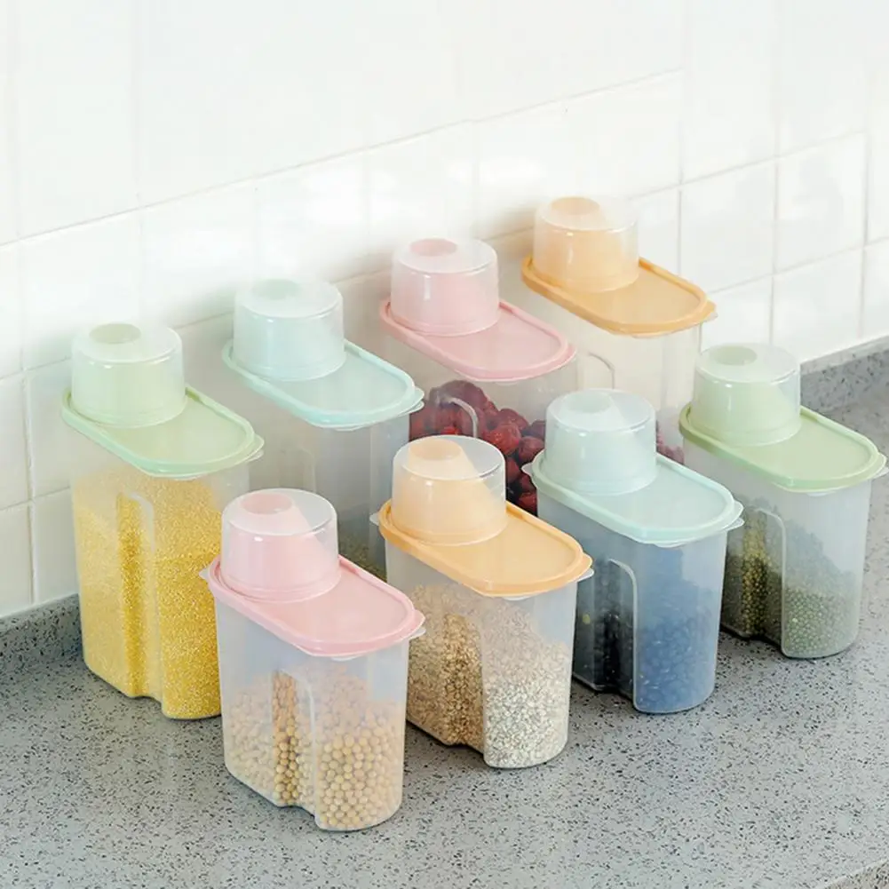 Transparent-Storage-Tank-with-Measuring-Cup-Plastic-Dried-Fruit-Grain ...