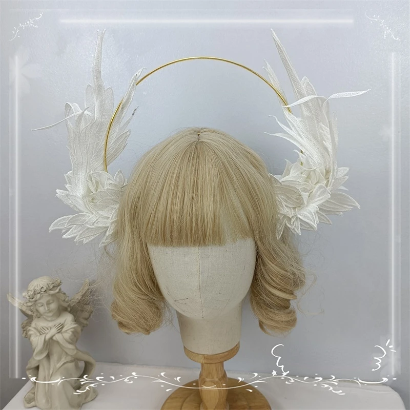 Halos Crowns Goddess Headband Angel Tiaras and Crowns for Women Bridal ...