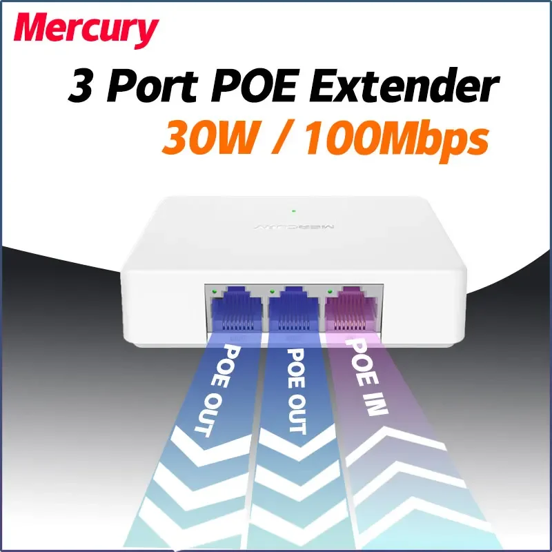 Mercury-POE-Extender-10-100M-Network-Switch-Repeater-IEEE802-3af-at ...