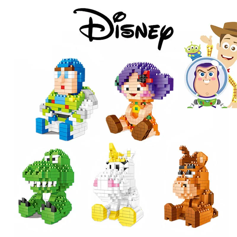 Disney-Cartoon-Building-Blocks-Toy-Story-Bricks-Anime-Characters-Buzz ...