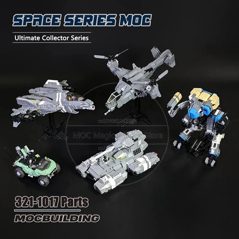 Spaceplane-Falcon-MOC-Building-Block-Sabre-Fighter-Bricks-Scorpion-Tank ...