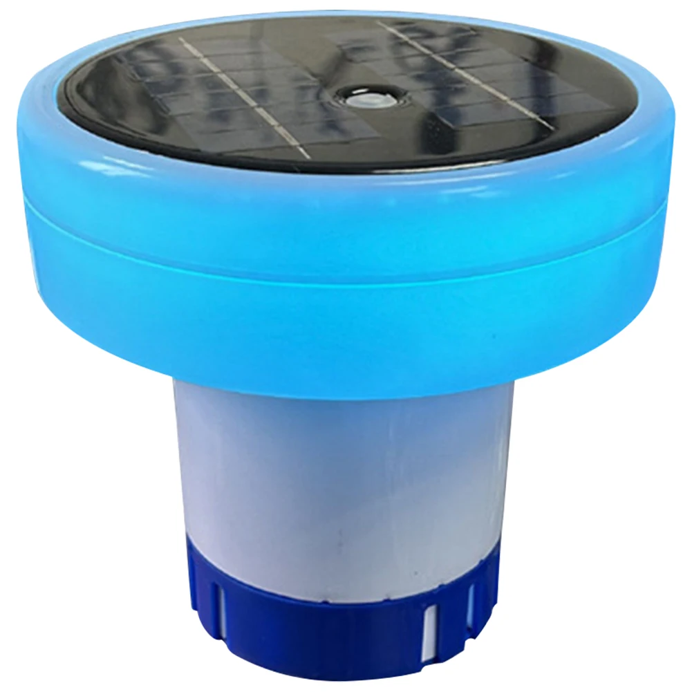 Solar Pool Ionizer Light Up Chlorine Holder 7 Colors Pool Water ...