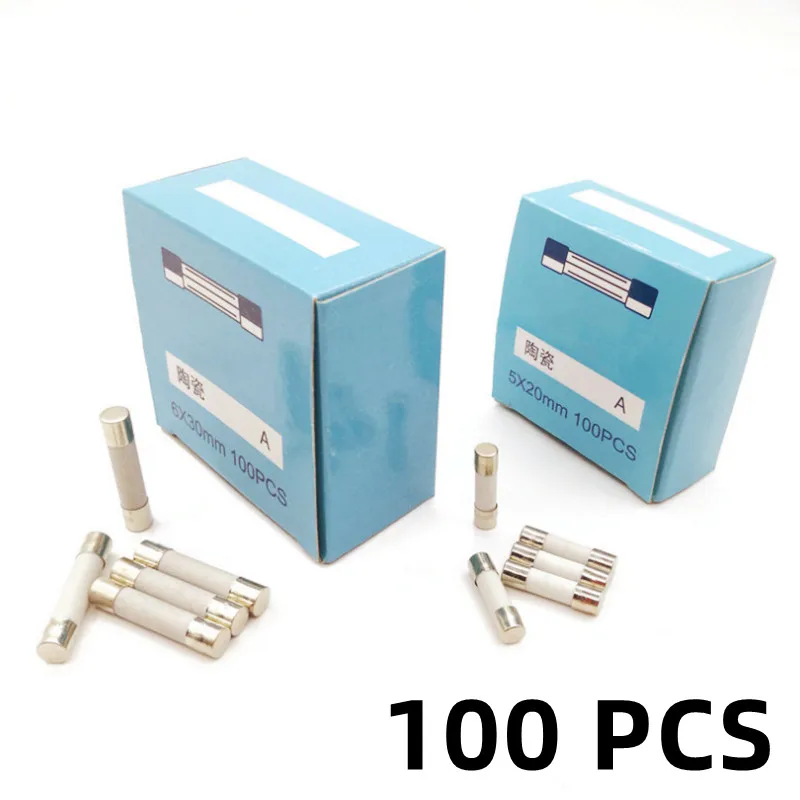 100-PCS-Carton-Ceramic-Fuse-Tube-Fast-Blow-Tube-Fuses-5-20mm-6-30mm ...