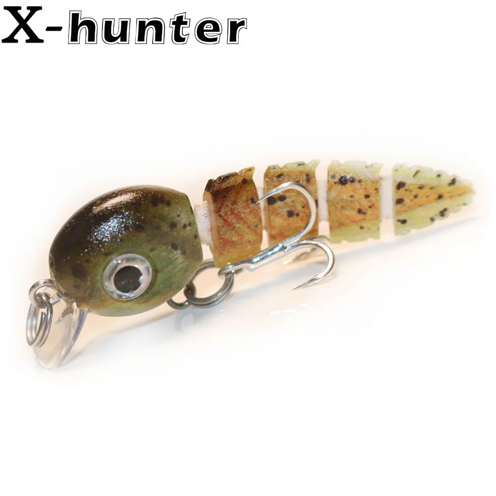 Mini-55MM-5G-Hard-Custom-Sinking-Multi-Jointed-Crankbait-Tadpole ...