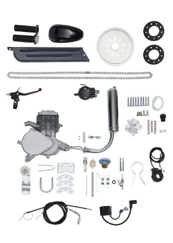l # 80cc Engine Kit 2-Stroke Cycle Petrol Gas Motor Engine Kit Single ...