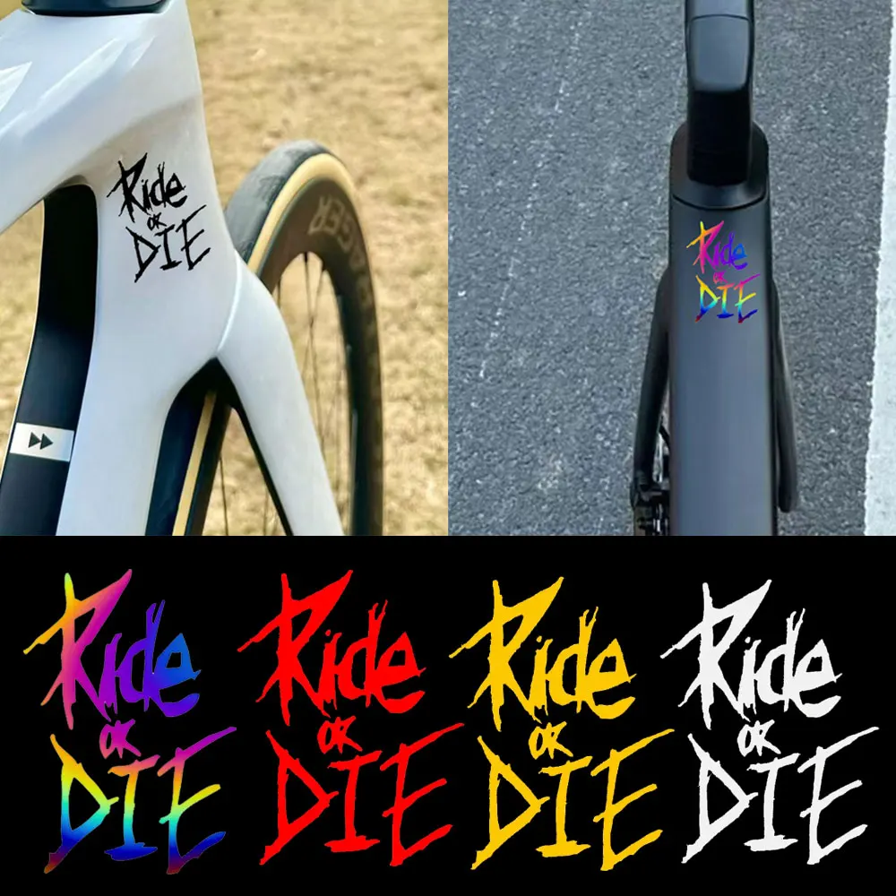 Ride-or-Die-Bike-Frame-Stickers-Bicycle-Top-Tube-Waterproof-Decals-for-MTB-Bicycle-Decorative ...