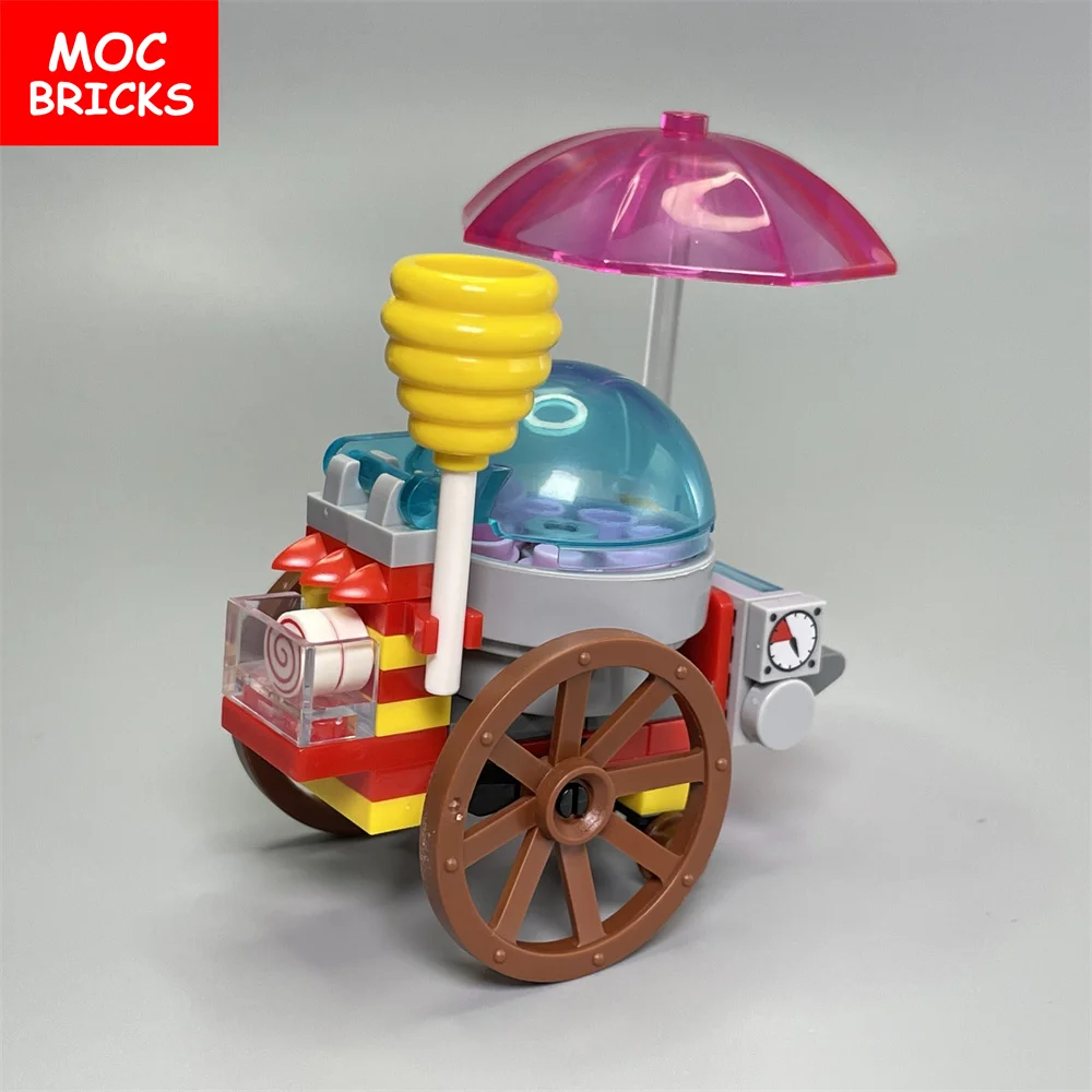 Barbe à papa-Décennie s de construction pour enfants, jouets en briques ...