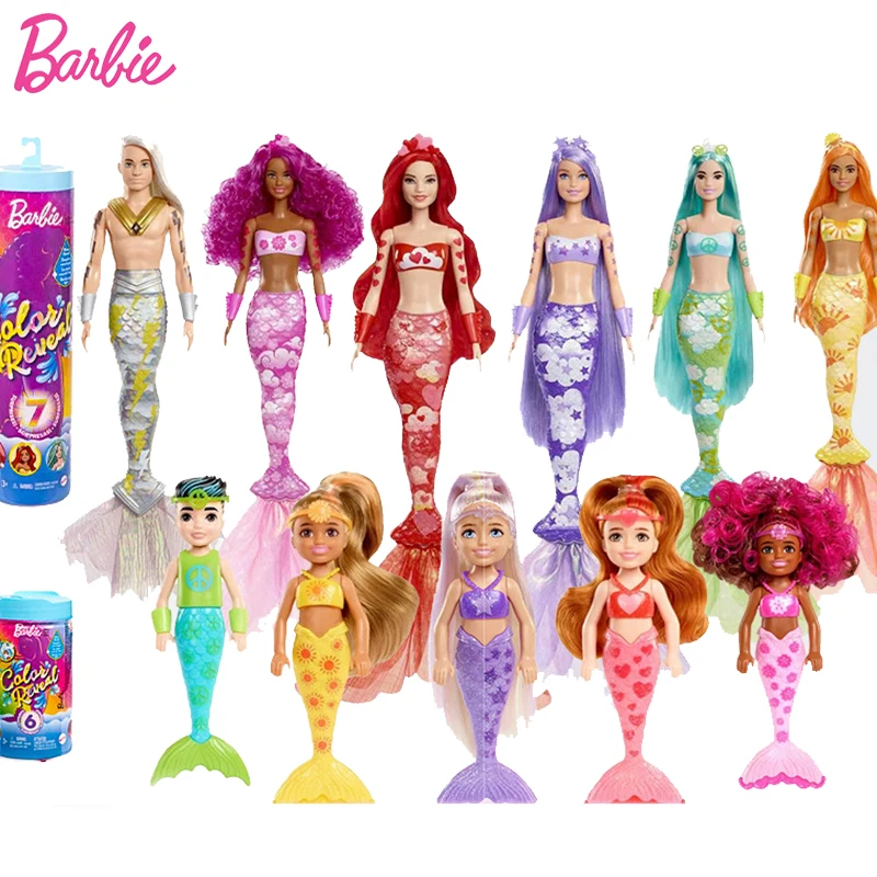 Muñecas Barbie originales que cambian de Color, juguetes solubles en ...
