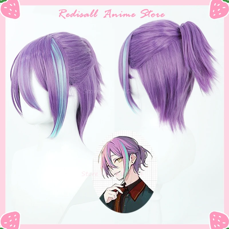 Sekai Kamishiro Rui Cosplay Wig Short Ponytail Synthetic Hair Mixed ...
