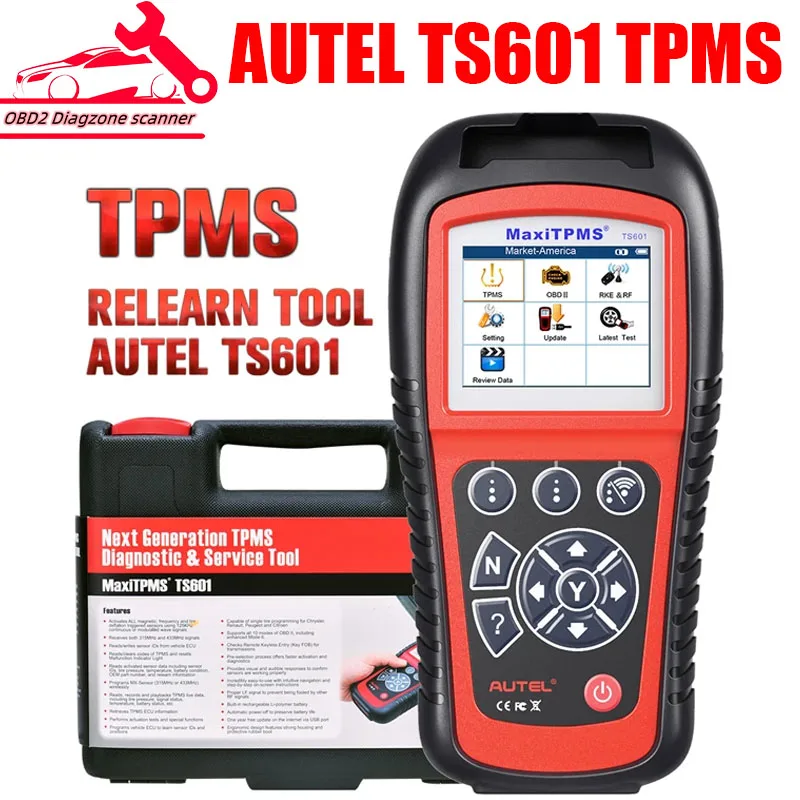 AUTEL-TS601-TPMS-Diagnostic-Tool-315-433MHZ-MX-Sensor-Programmer-Tire ...