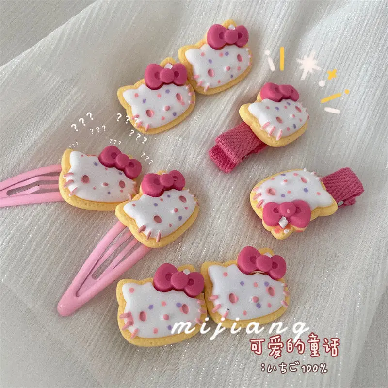 Cute-Sanrio-Hello-Kitty-Hair-Clip-Set-Sweet-Heart-Bb-Clip-Cartoon ...