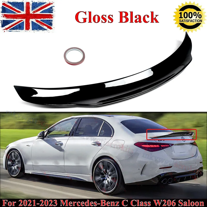 Rear Tail Wings For Mercedes Benz W206 C300 Sedan 2021-2023 PSM Style ...
