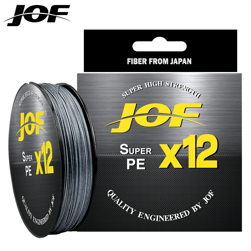 JOF-X12-Braided-PE-Lines-At-100m-Fishing-Line-MultiColor-Super-Powered ...