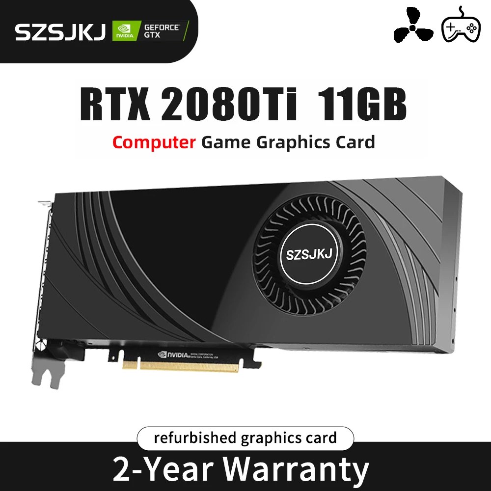 RTX 2080ti 11GB NVIDIA GDDR6 Graphics Card for Desktop Computer Game ...