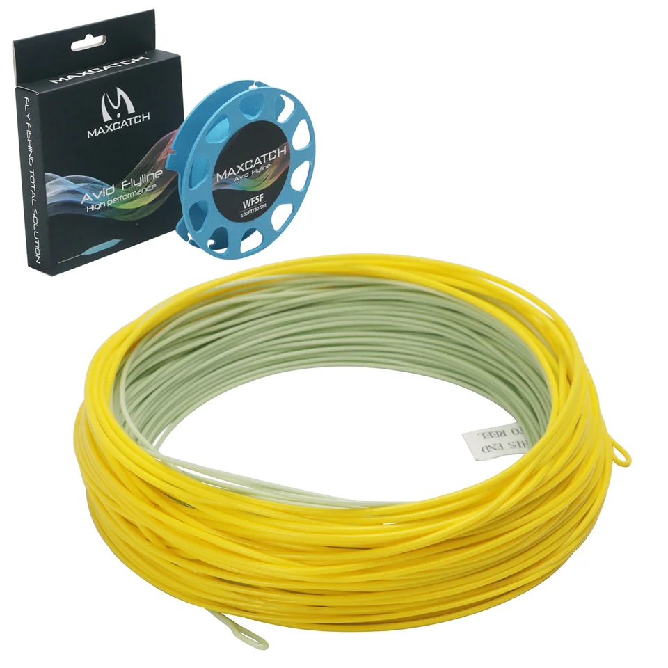 Maximumcatch-100FT-3-4-5-6-8WT-Lenza-da-pesca-a-mosca-a-doppio-colore ...