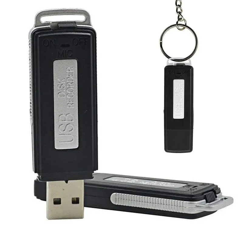 Mini Spy Hiddens Powerful Voice Recorder 4GB USB U Disk Sound Recorder ...