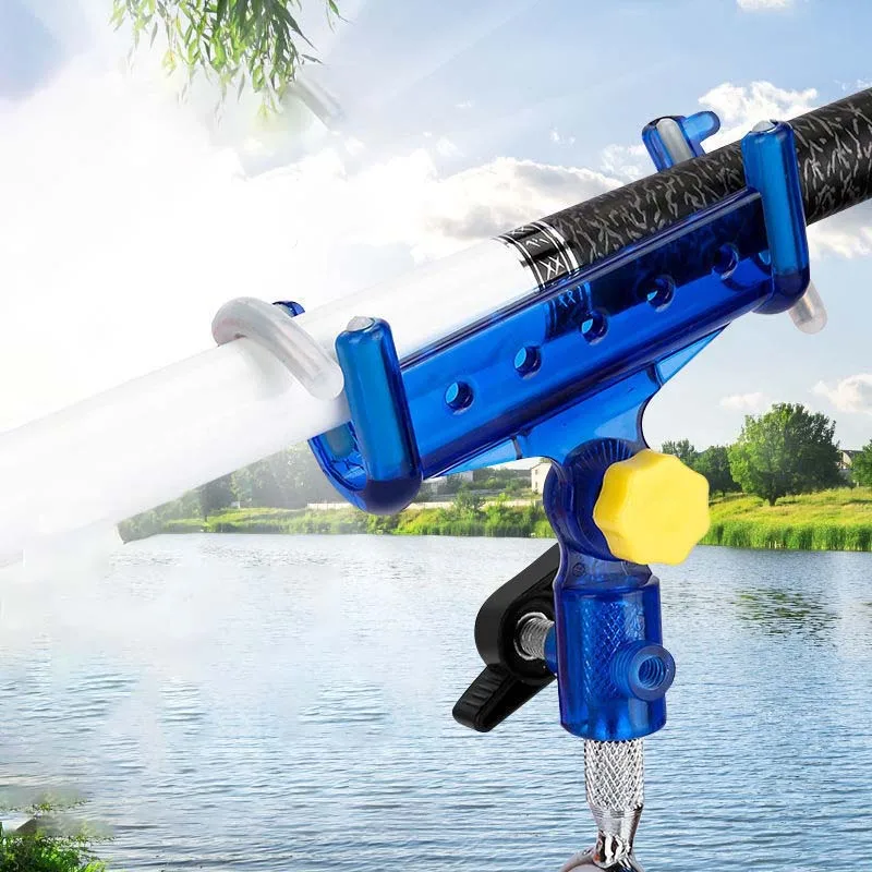 Self-Locking-Fishing-Rod-Bracket-360-Rotation-Adjustable-Holder-Ground ...