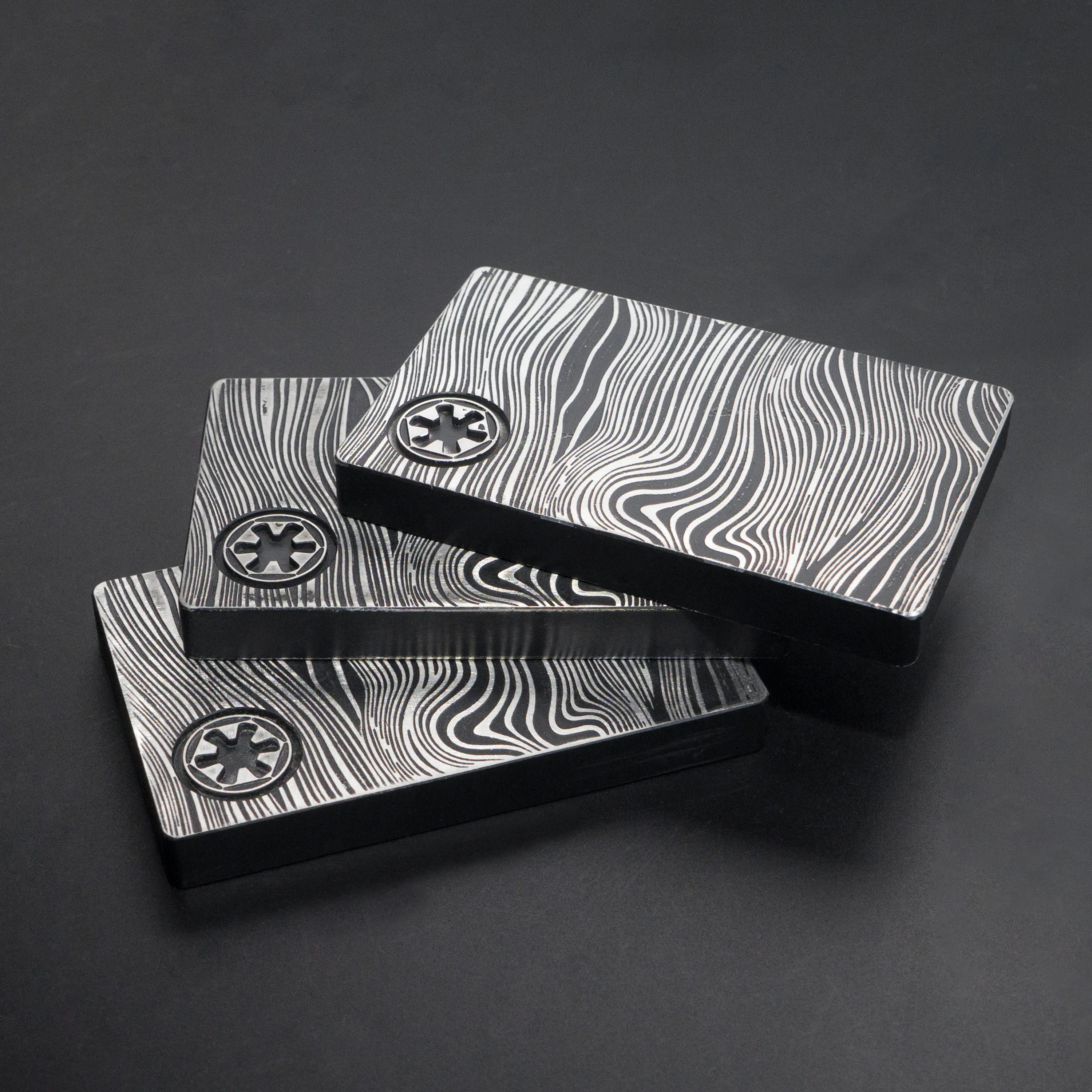 The-Mandalorian-Beskar-ingot-Damascus-pattern-aluminum-alloy-model ...