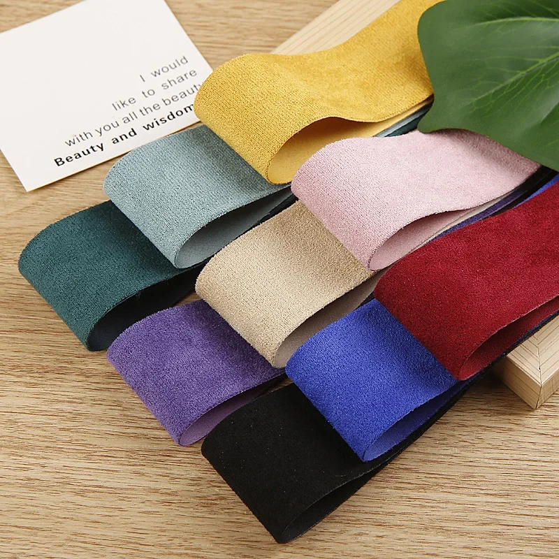 Kewgarden-Suede-Ribbons-1-1-1-2-25mm-4cm-DIY-Hairbow-Accessories ...