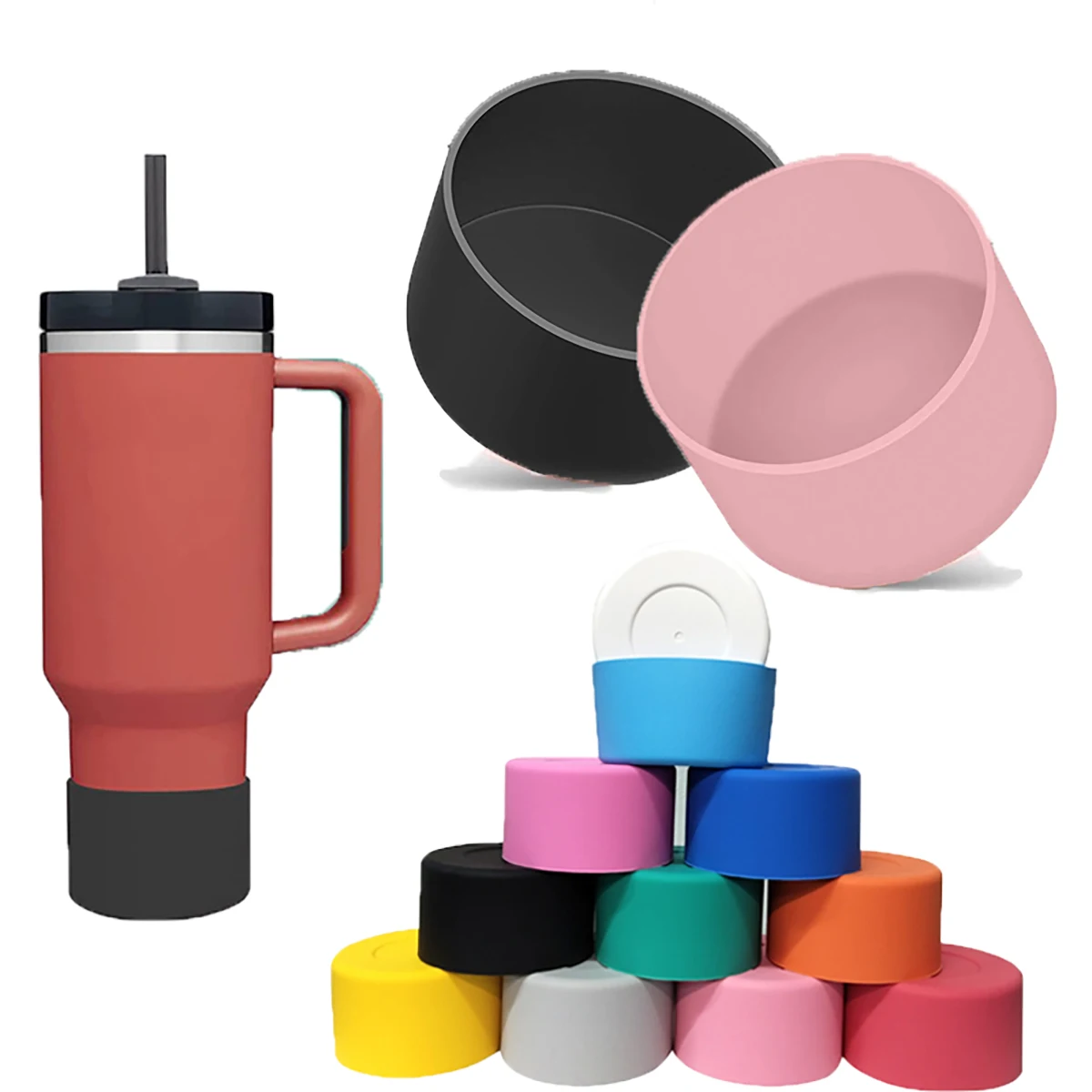 12-40oz-7-5-9cm-Bottle-Cover-Cup-Heat-Insulation-Bottom-Cover-Anti-Slip ...
