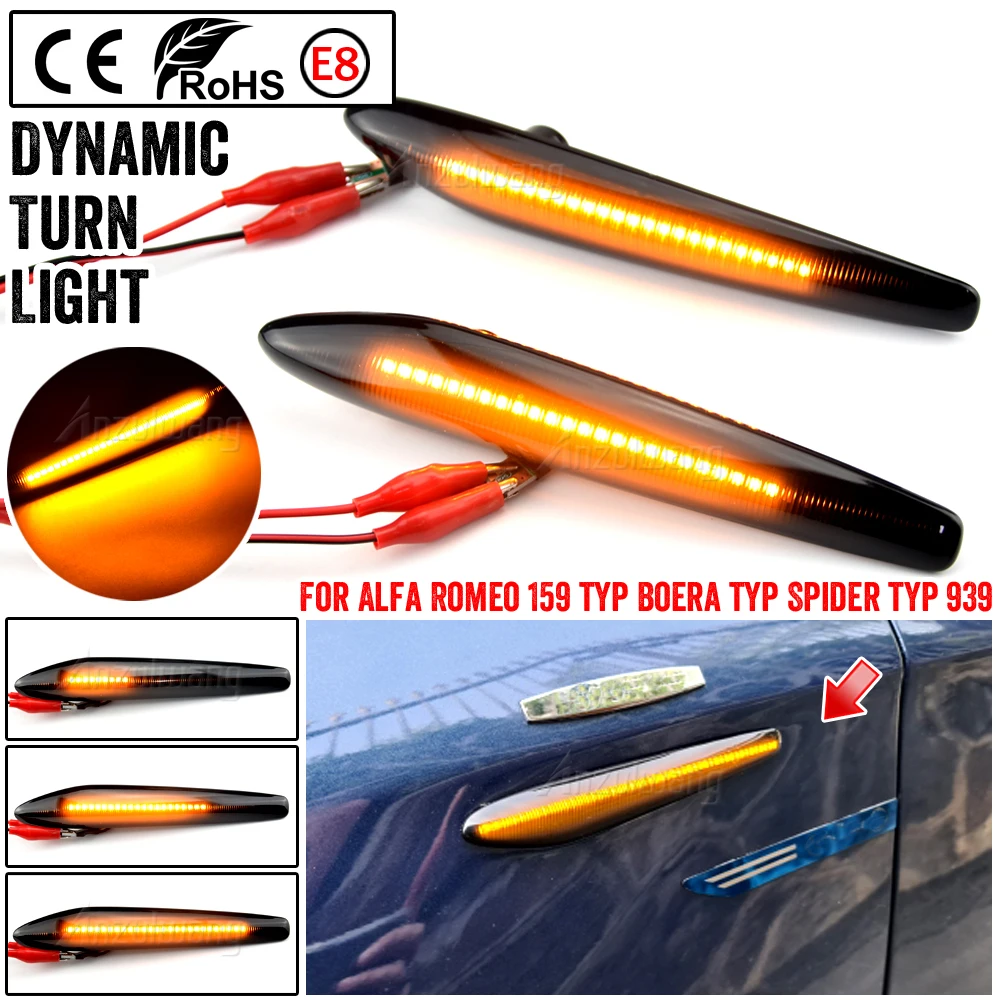 Sequential-LED-Dynamic-Side-Marker-Lights-Arrow-Turn-Signal-Blinker ...