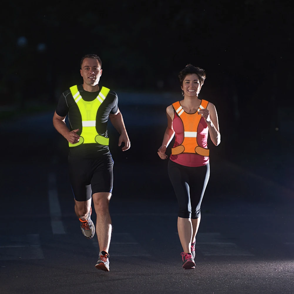 High-Visibility-Running-Vest-Breathable-Fluorescent-Mesh-Vest ...