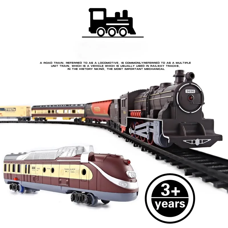 Electric-Toy-Train-Electric-Variety-Railcar-Retro-Steam-Train-Model ...