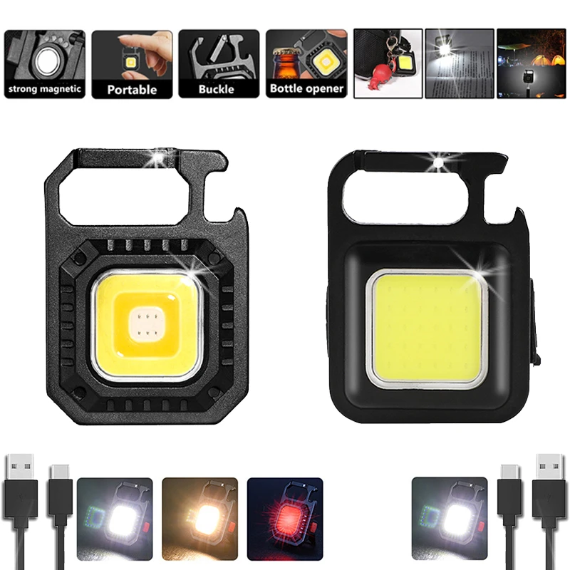 Mini Led Flashlight Work Light Portable Pocket Flashlight Keychains ...
