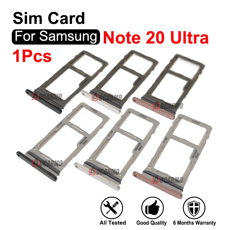 For-Samsung-Galaxy-Note-20-Ultra-20u-Dual-Sim-Tray-MicroSD-Slot-Single ...