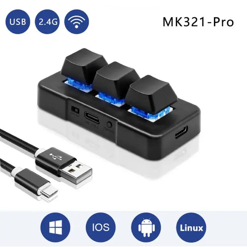 3-key-Mechanical-Gaming-Keyboard-with-3-Color-Backlight-USB-2-4G ...