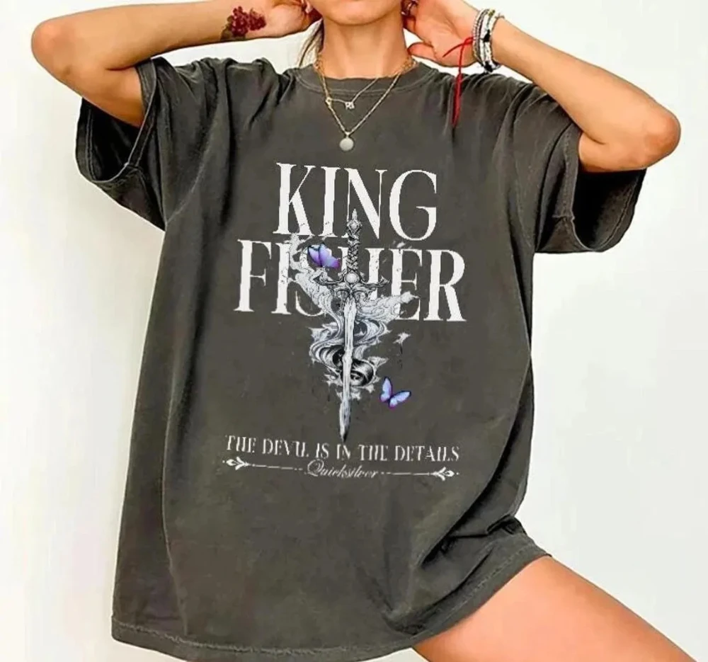 Quicksilver Book Kingfisher T-shirt Fantasy Bookish Merch Inspired ...
